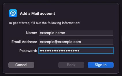 How To Set Up Your Email In Mac Mail DreamIT Host