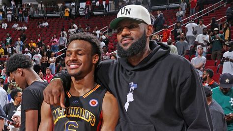 Lakers Pick Bronny James In Nba Draft Lebron Emotional Espn