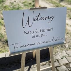 Tablica Powitalna Weselna Witamy BNKO Dekoracje