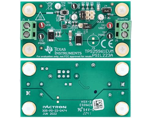 Tps25961evm Evaluation Module Ti Mouser