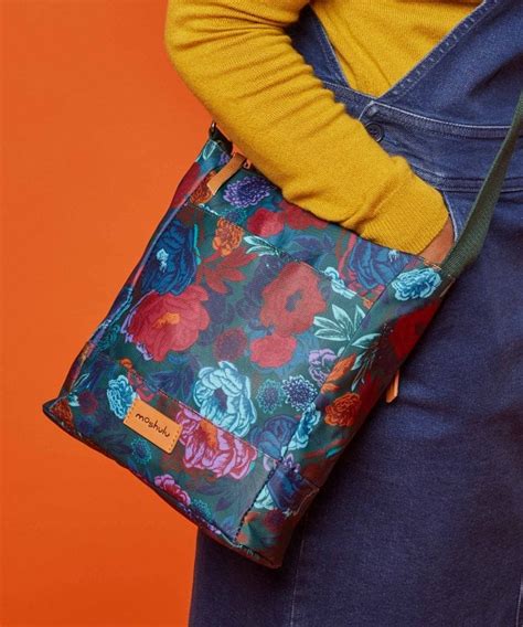 Maddal Boho Printed Canvas Crossbody Bag Moshulu
