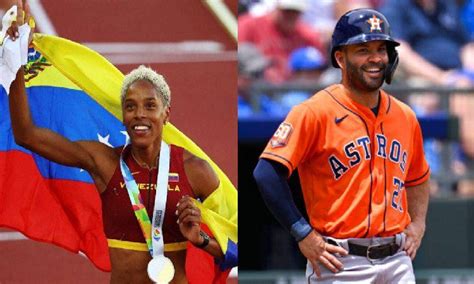 Yulimar Rojas Y José Altuve Son Los Ganadores Como Atletas Del Año 2022