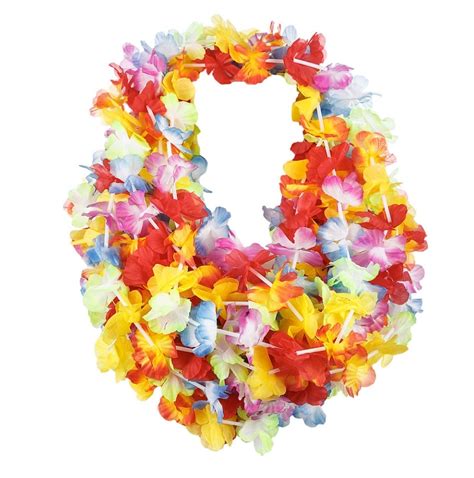 1 6 12 24 48 HAWAIIAN LEI ALOHA HAWAII HEN STAG FLOWER GARLAND PARTY
