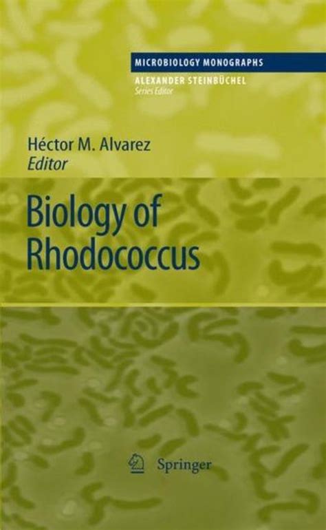 Biology Of Rhodococcus Alvarez 9783642129360 Boeken Bol