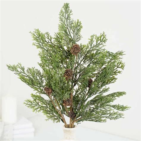 Artificial Cedar Spray Artificial Greenery Florals Craft Supplies