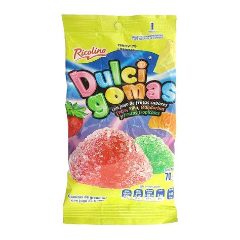 Gomitas Ricolino Dulcigomas Con Jugo De Frutas 70 G Walmart