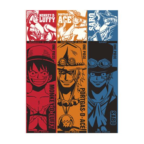 Ace Luffy Sabo Cloth Sticker Kotian