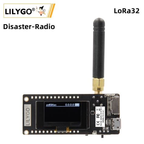 ลิลีโก®หายนะ วิทยุลอร่า V21161 Esp32 433868915mhz โมดูล Wifi