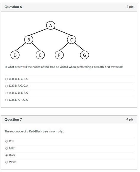 Solved In What Order Will The Nodes Of This Tree Be Visited