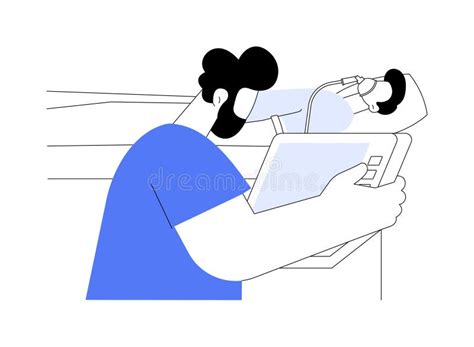 Ilustração Vetorial Do Conceito Abstrato Do Técnico Da Unidade De