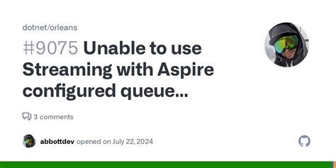 Unable To Use Streaming With Aspire Configured Queue Storage · Issue