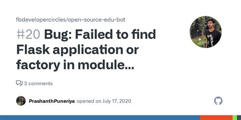 Bug Failed To Find Flask Application Or Factory In Module Wsgi · Issue 20