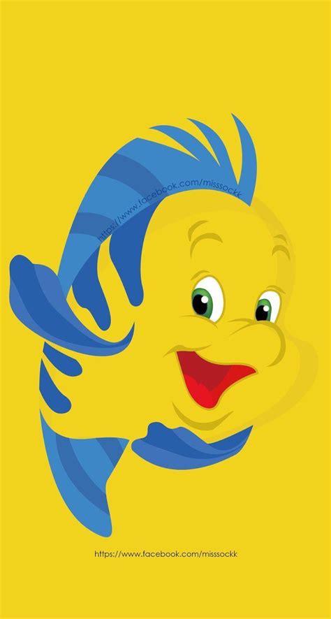 The Little Mermaid Ariel And Flounder Wallpaper