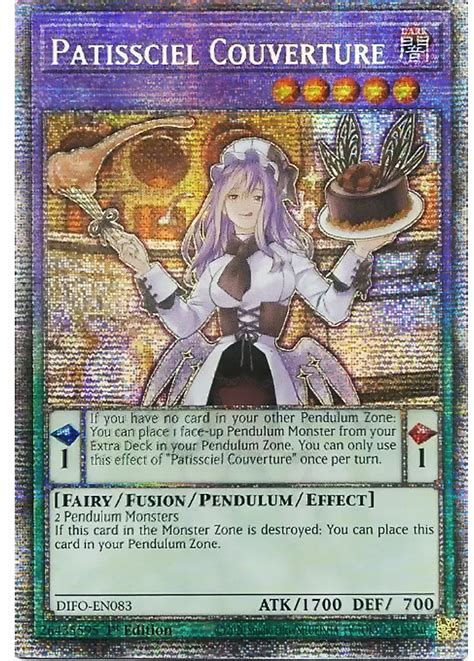 Patissciel Couverture Dimension Force Yu Gi Oh Cardtrader
