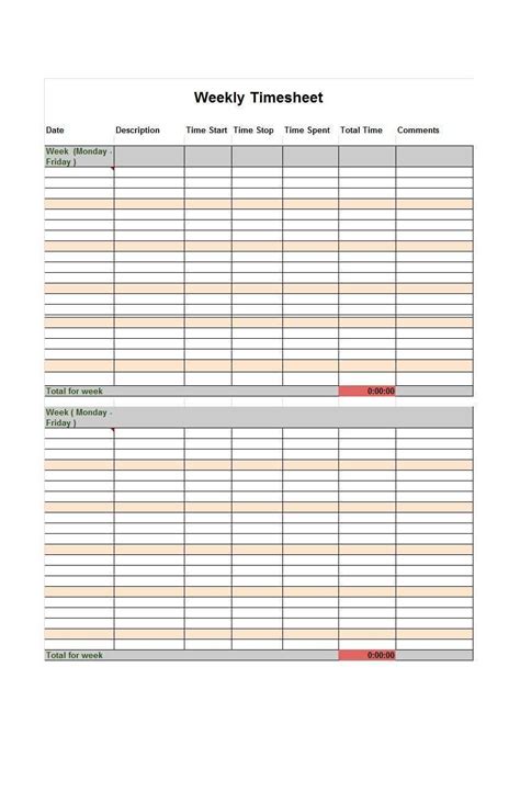 Free Time Card Calculator Template Excel Cards Design Templates