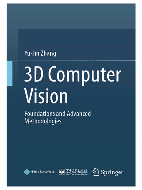 3d Computer Vision Foundations And Advanced Methodologies Springer 2024 Pdf Computer