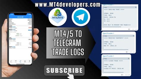 How To Get MT4 MT5 Trade Logs Daily Weekly Reports To Telegram YouTube