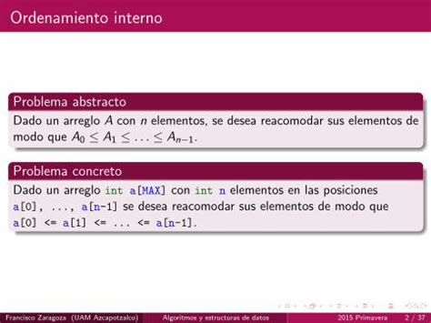 Pdf Algoritmos Y Estructuras De Datos Uam Azcaptzalcoacademicos Azc