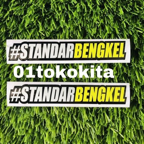Sticker Cutting Stiker Standar Bengkel Stiker Cuting Standarbengkel