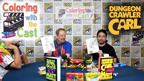 Coloring With The Cast S7e2 Dungeon Crawler Carl Youtube