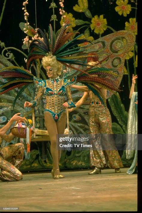 Drag Queen And Entertainer Danny La Rue On Stage During A Performance