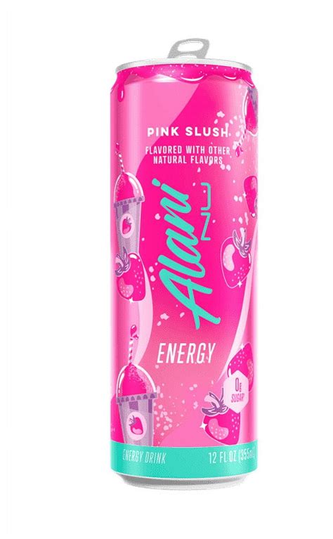 Alani Nu Energy Drink Fast Boost Pink Slush Flavor Zero Sugar