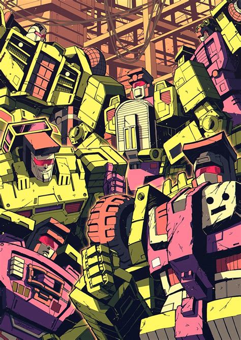 Cw Constructicons Transformers Devastator Artwork