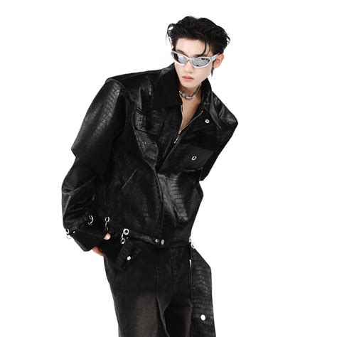 Opium Knitted Leather Jacket Fūga Studios Fūga Studios