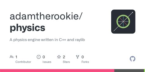 Github Adamtherookie Physics A Physics Engine Written In C And Raylib