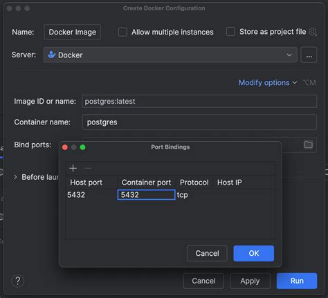 Database Setup Jetbrains Guide
