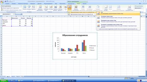 Как изменить параметры оси в диаграмме Excel 81 фото