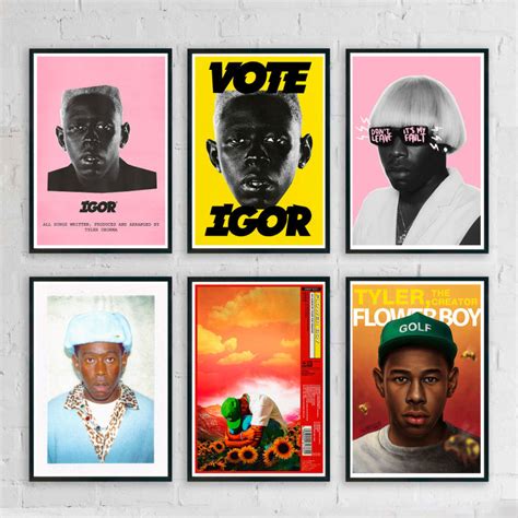 Tyler The Creator Posters โปสเตอร์ ไทเลอร์ เดอะ ครีเอเตอร์ ศิลปินสุด