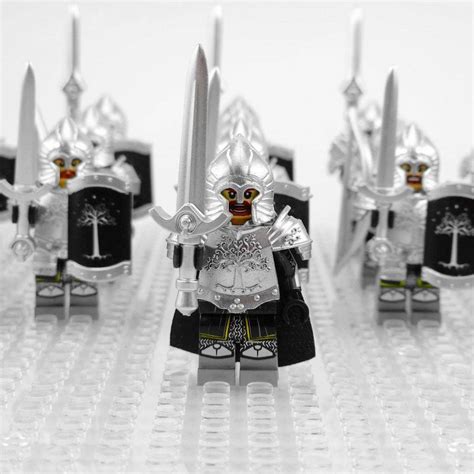 16pcs Gondor Army The Lord Of The Rings Gondor Heavy Soldiers