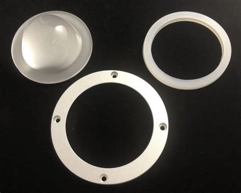 92mm 60degree Sandblasting Borosilicate Glass Lenses For Cob Led