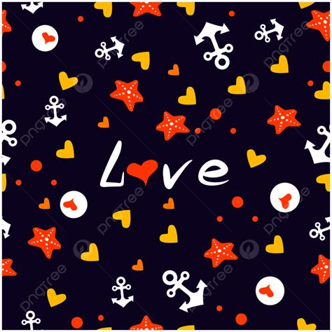 마음으로 해양 패턴 배경 무늬 아가 배경 배경 일러스트 및 사진 무료 다운로드 Pngtree