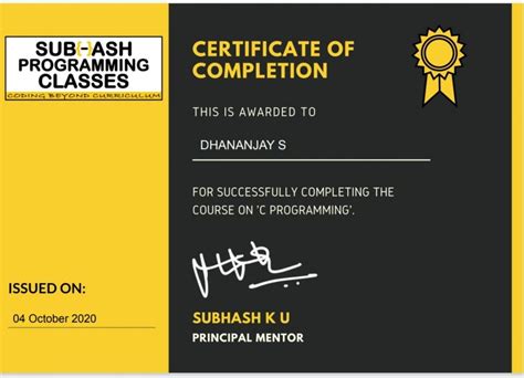 Dhananjay S On Linkedin Cprogramminglanguage