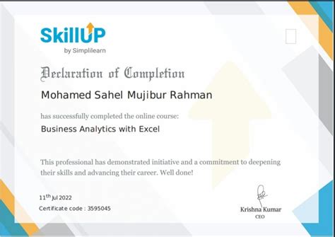 Businessanalytics Excel Datadriven Simplilearn Careergrowth
