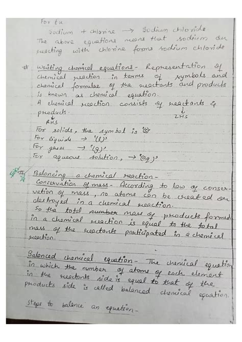 SOLUTION Class 10th Science Chapter 1 Short Notes Studypool