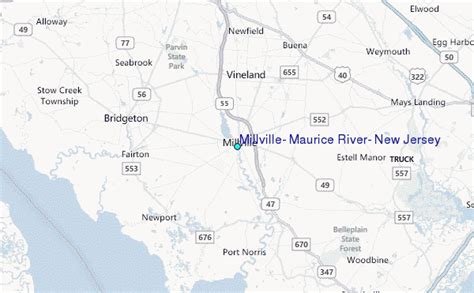 Millville Maurice River New Jersey Tide Station Location Guide