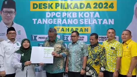 Setelah PDIP Pasangan Petahana Benyamin Pilar Kembalikan Formulir
