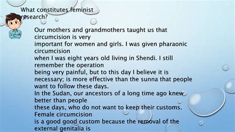 Feminist Approches An Exploration Of Womens Gendered Experiences Ppt