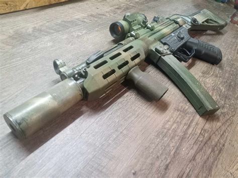 Stl File Airsoft Mp5 M Lok Handguard・3d Print Design To Download・cults