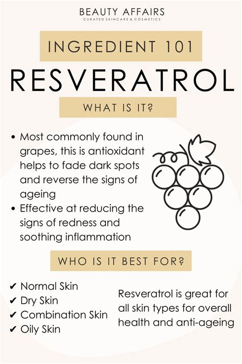 Resveratrol Benefits For Skin And Why You Need It Skin Facts Skin