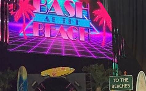 Check Out Aew Bash At The Beach Stage