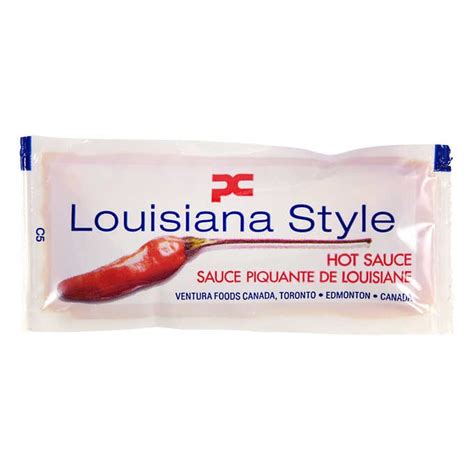 02344 Louisiana Style Hot Sauce Packets 9gr 500 Case
