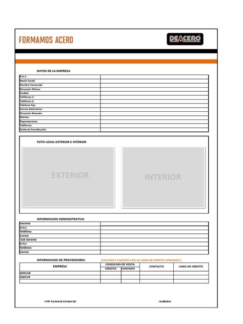 Ficha Cliente Modelo Pdf