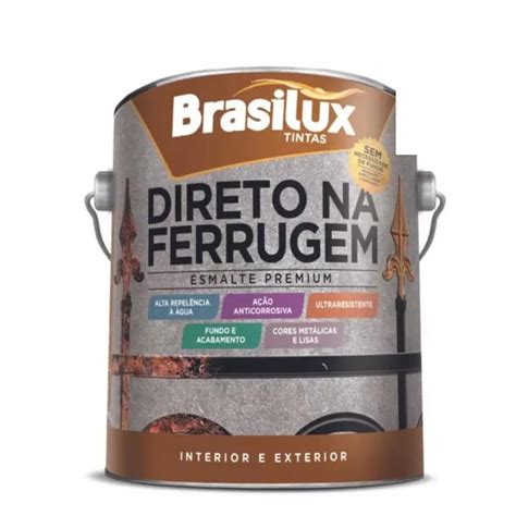TINTA DIRETO NA FERRUGEM VERDE FOLHA 3 6L BRASILUX Shopee Brasil
