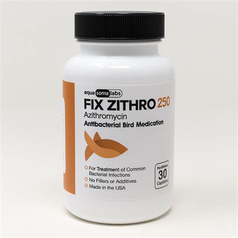 Fish Azithromycin Fish Zithro 250mg 30 Tablets Fishtankantibiotics