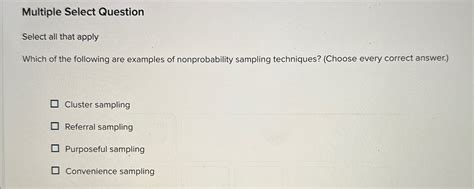 Solved Multiple Select Questionselect All That Applywhich Of