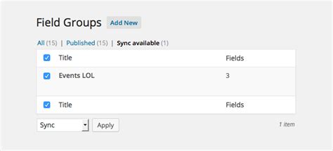 Synchronizing ACF Fields Across Environments Vannkorn